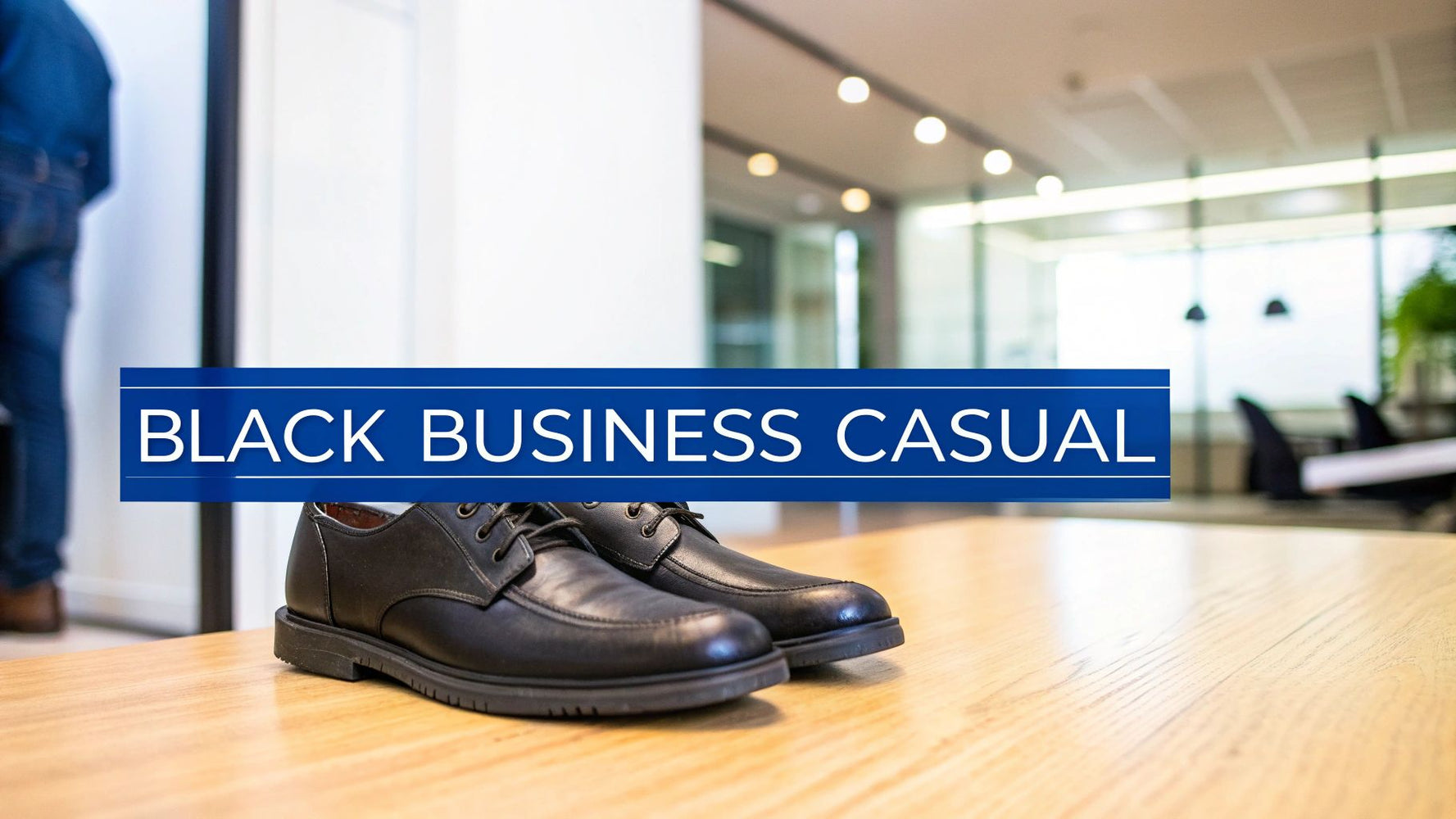 Top Black Business Casual Shoes for Men | Stylish & Comfortable – Conzuri